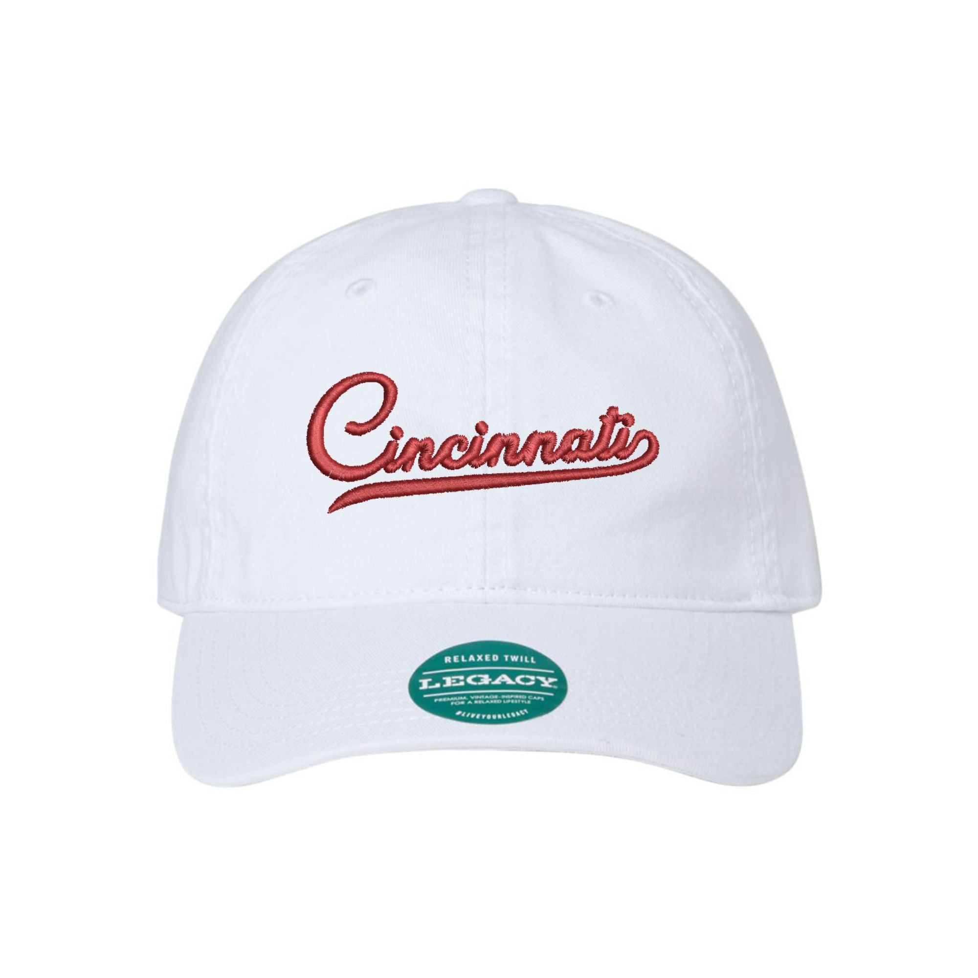Cincinnati Embroidered Adult Baseball Hat